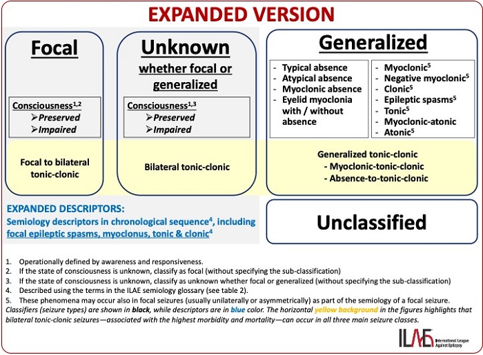 2025 ILAE Seizure Classification - Long-term Management Of Children ...